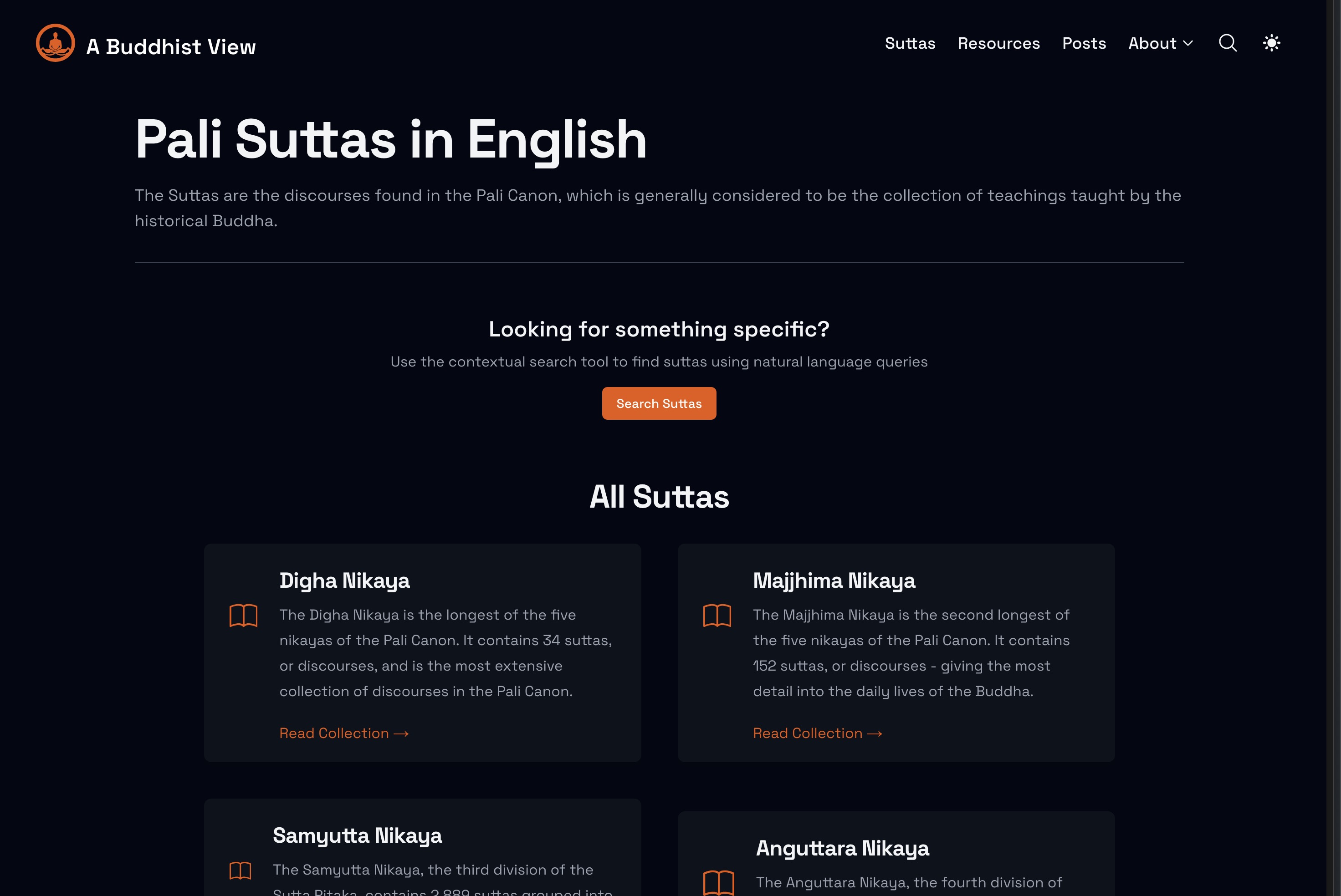 Buddhist Suttas in English | A Buddhist View